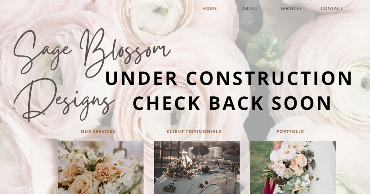 Beige Minimalist Creative Agency Website Desktop Prototype (Website)